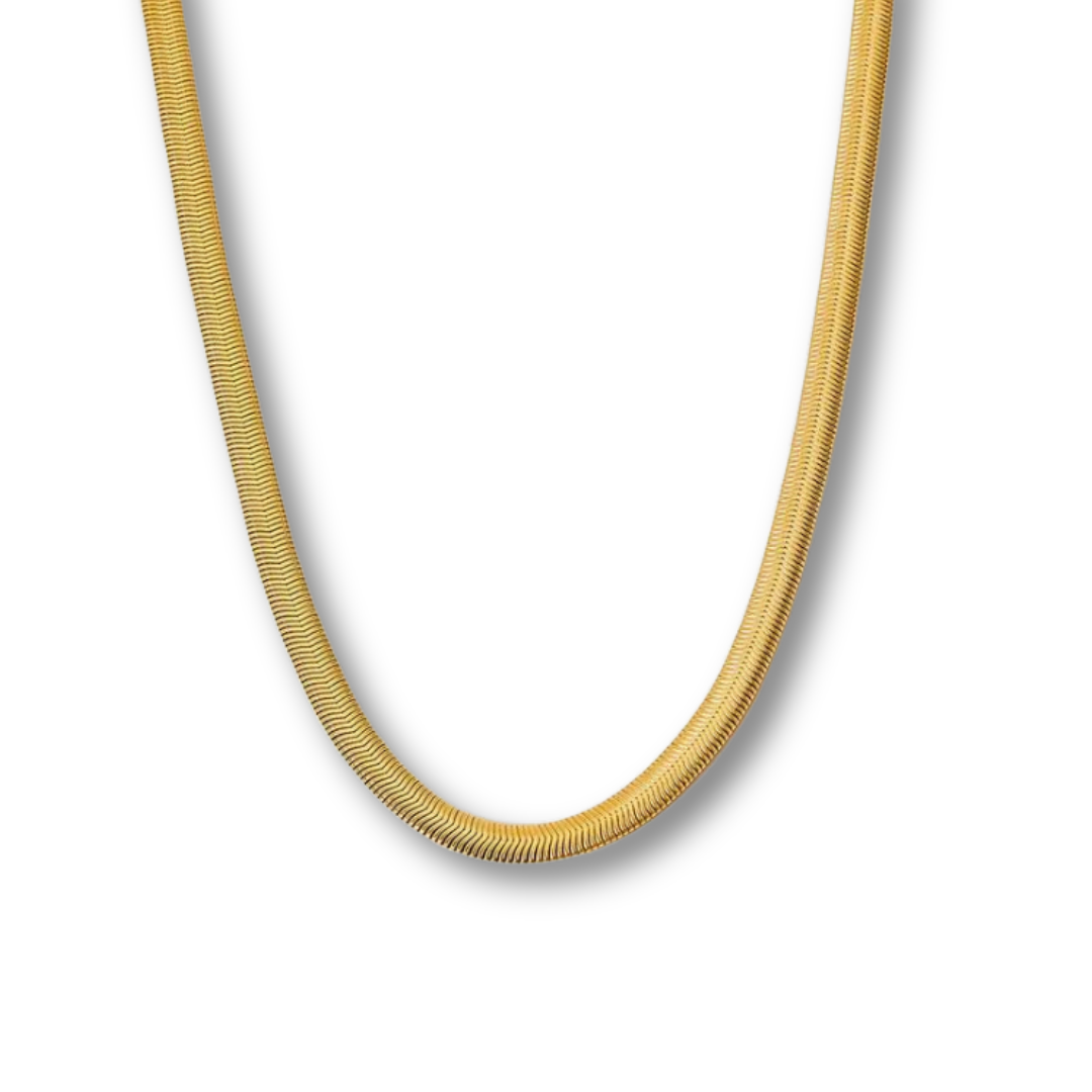 Flat Snake Chain – Skye Flowers Design